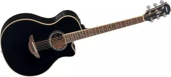 Yamaha APX700 - Thinline Acoustic Electric Guitar - Black | Long & McQuade