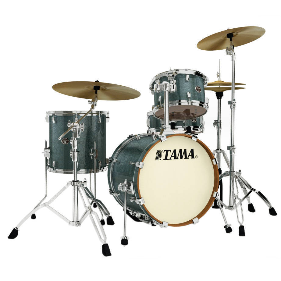Tama Silverstar 4-Piece Drum Kit With Hardware - Blue Chameleon