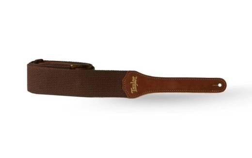 Taylor Guitars GS Mini 2'' Cotton Guitar Strap - Chocolate Brown | Long ...