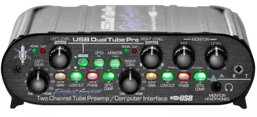 ART Pro Audio 2-Channel Tube Preamp/USB Interface | Long & McQuade