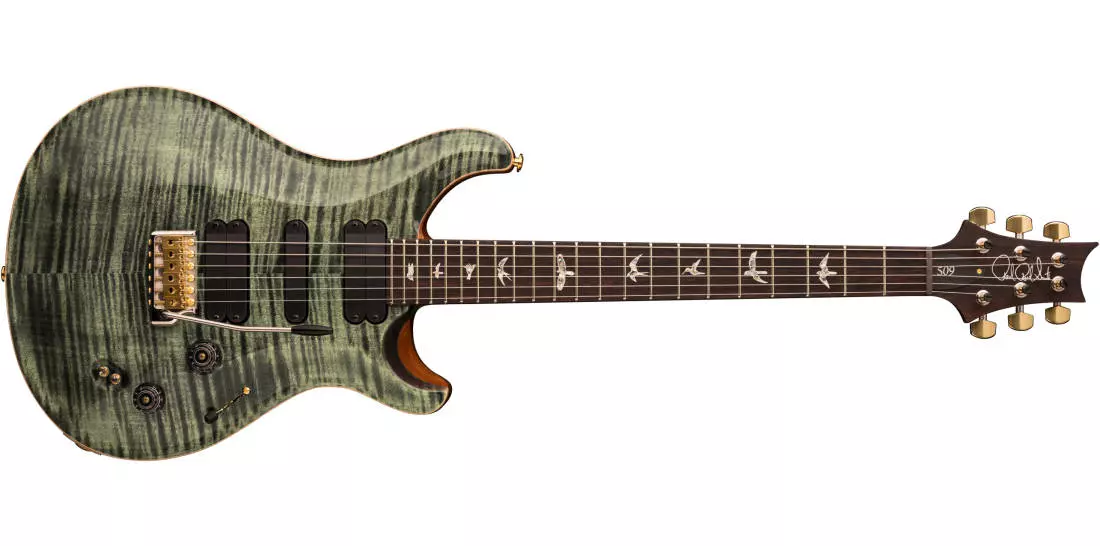 PRS Guitars 509 Series Electric Guitar With Case - Trampas Green | Long ...