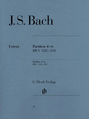 G. Henle Verlag Partitas 4-6, BWV 828-830 - Bach/Steglich/Theopold ...
