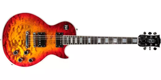 Gibson Custom Shop Les Paul Custom 5A Quilt - Bengal Burst | Long & McQuade