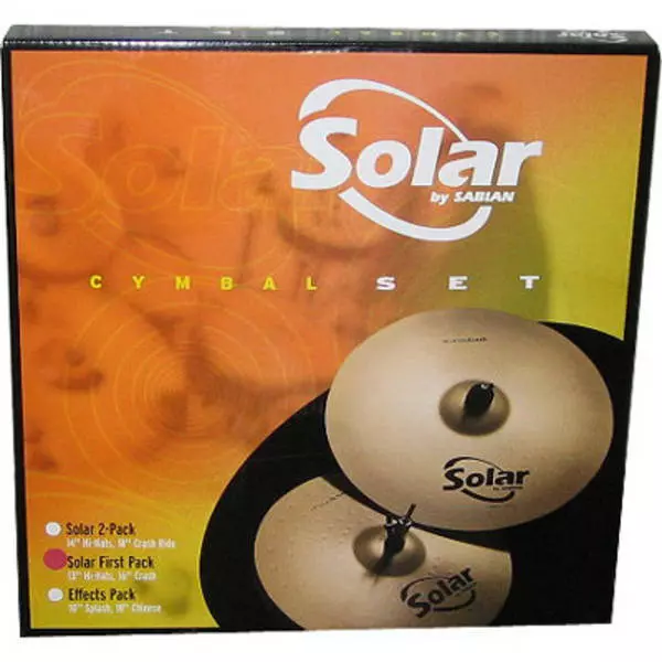 Sabian Solar Cymbal Pack (2 Cymbals) | Long & McQuade
