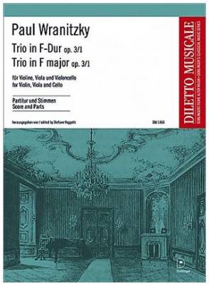 Doblinger Musikverlag Trio In F Major, Op.3, No.1 - Wranitzky - String Trio (Violin /Viola ...