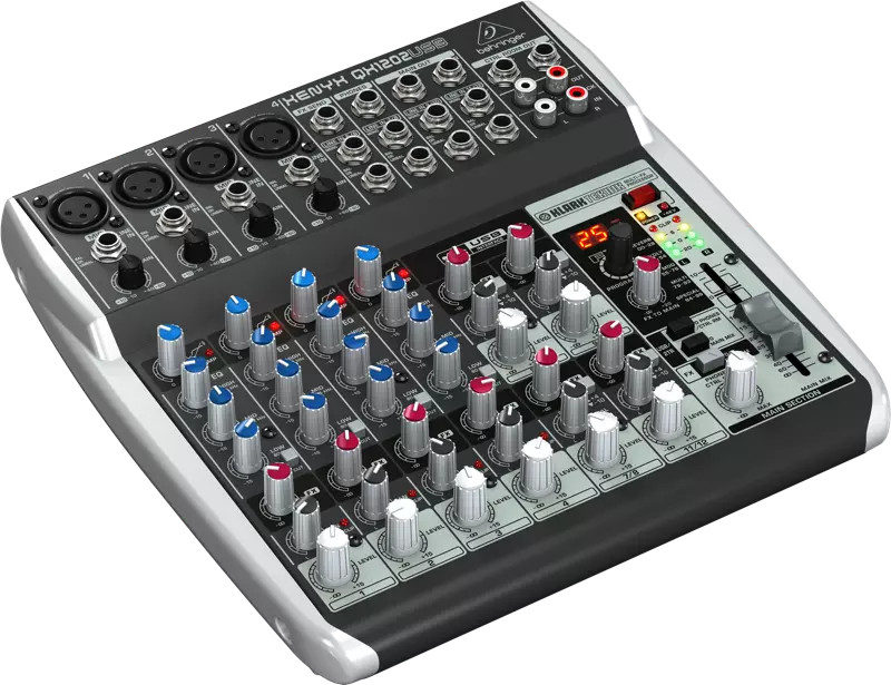 Behringer 12 Input 2 BUS Mixer W/USB Audio Interface And Multi-FX ...