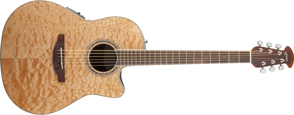 Ovation Celebrity Standard Plus Mid Depth Acoustic/Electric - Quilted Maple | Long & McQuade