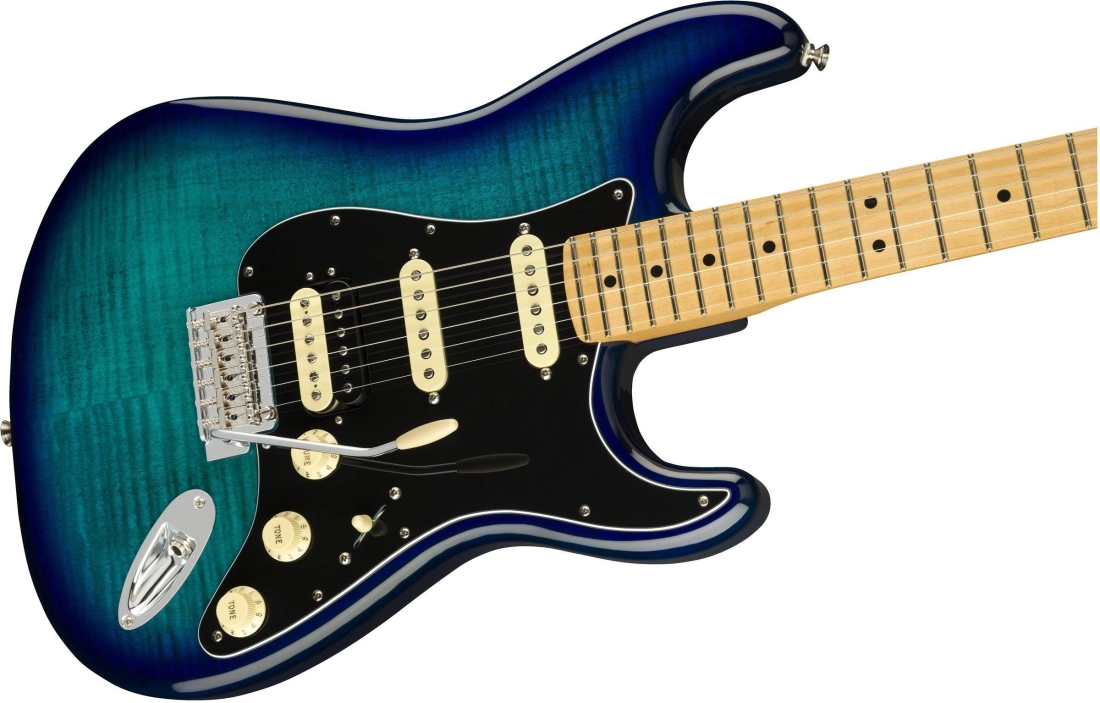 Fender LTD Player Stratocaster HSS Plus Top, Maple Fingerboard - Blue ...