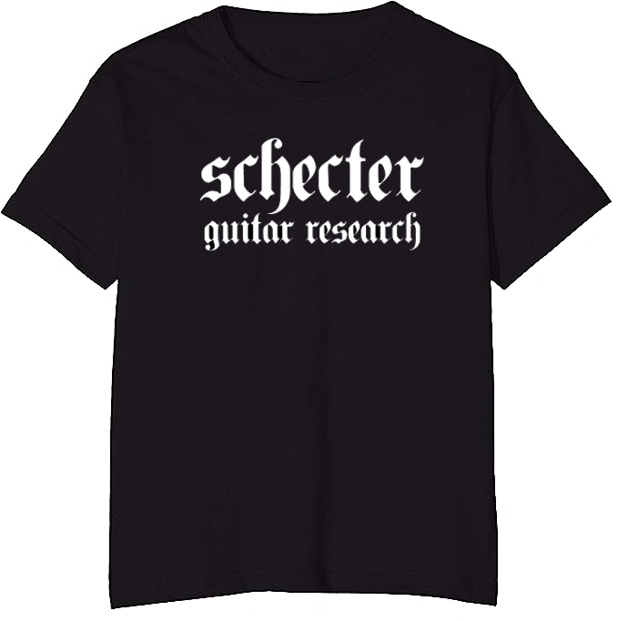 Schecter Diamond Series Gothic Logo Graphic Tee Black - XL | Long & McQuade