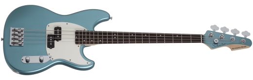 Schecter Banshee 4-String Electric Bass Guitar - Vintage Pelham Blue ...