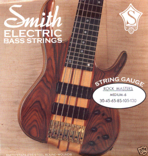 Ken Smith Basses Rock Masters Medium Bass Strings (6 String) .030 ...