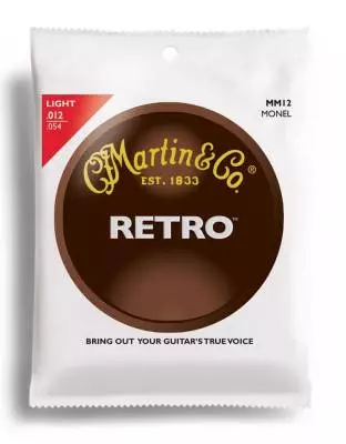 Martin Guitars Retro Monel Light String Set 12-54