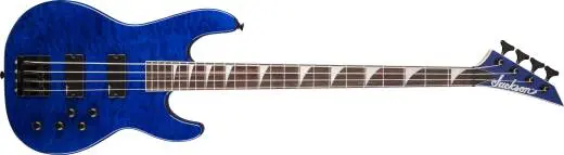 Jackson Guitars JS3QM Concert Bass - Transparent Blue | Long & McQuade