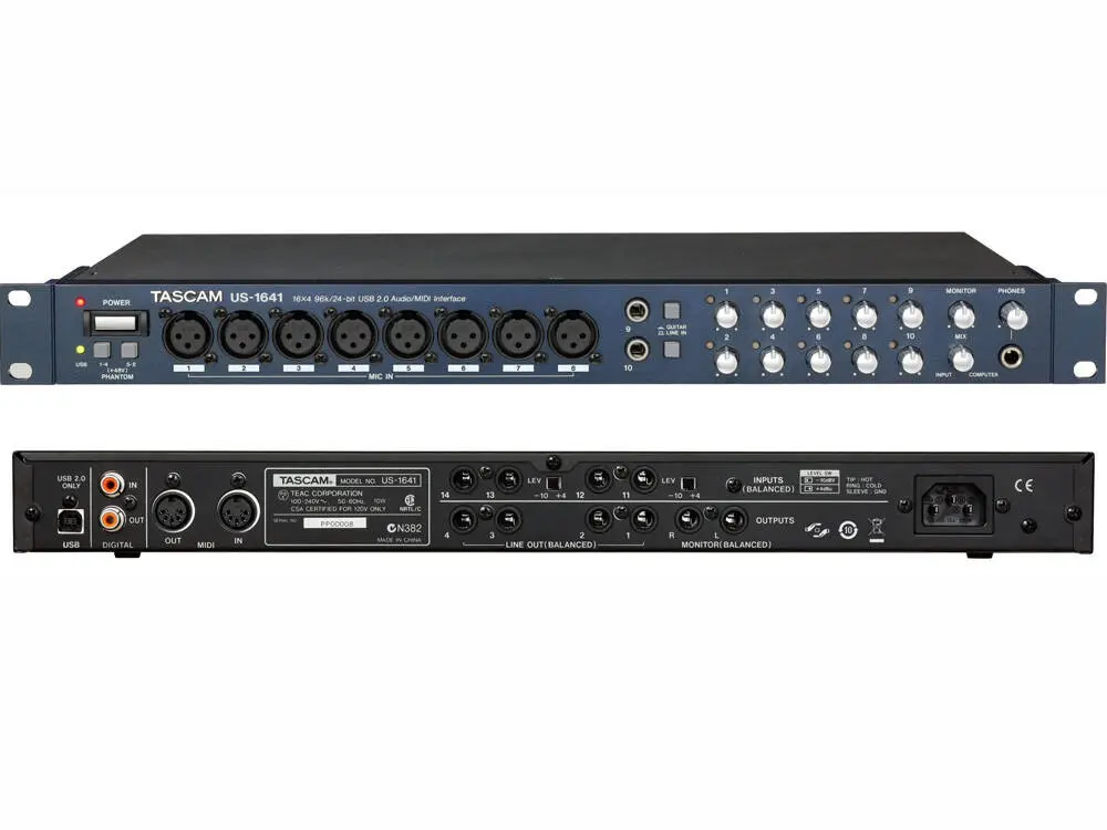 Tascam US-1641 - USB Audio Interface | Long & McQuade