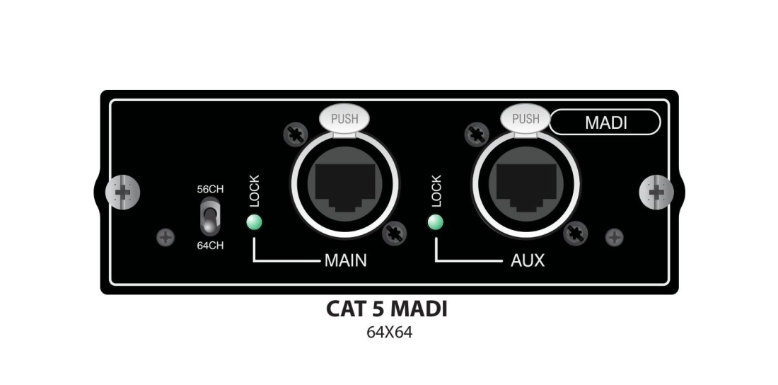 Soundcraft Dual-Port Cat 5 MADI Card | Long & McQuade