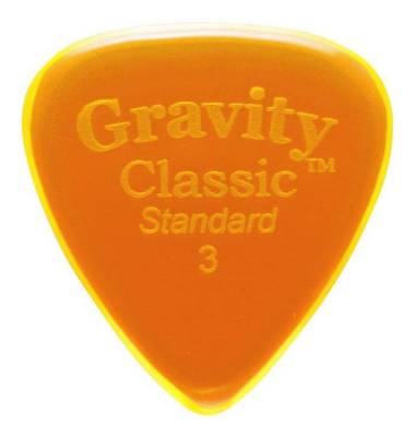 Gravity Classic Standard 3mm Guitar Pick 2-Pack | Long & McQuade