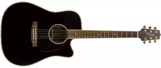 Takamine EG341C - G Series Dreadnought Acoustic/Electric - Black | Long ...