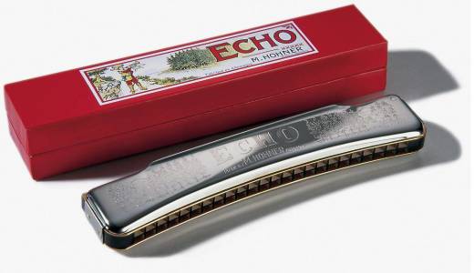Hohner Echo 48 Octave Harmonica (24 Hole Tremolo) - Key Of C | Long & McQuade