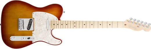 Fender American Deluxe Tele - Maple Neck In Aged Cherry Burst