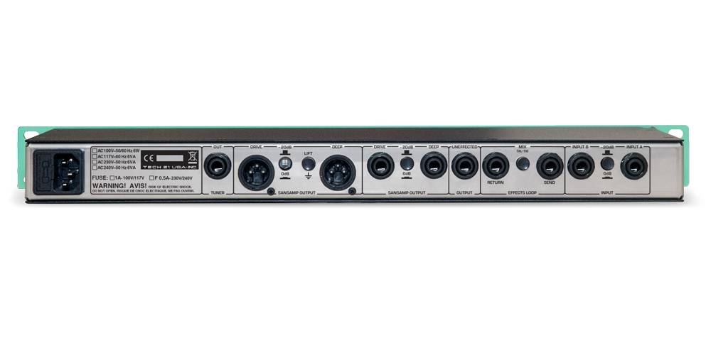 Tech 21 Geddy Lee Signature SansAmp Rackmount Bass Preamp | Long & McQuade