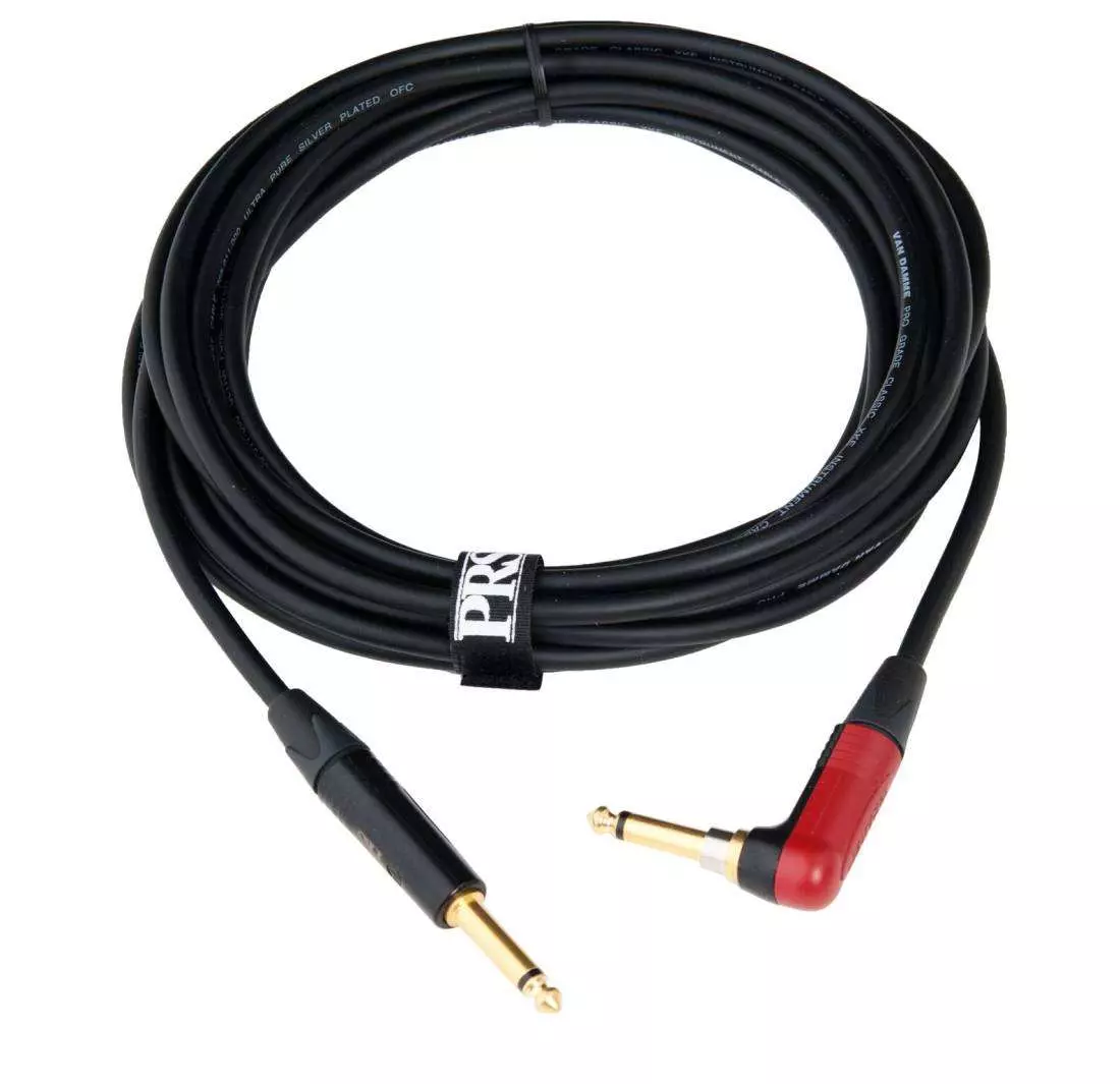 PRS Guitars Instrument Cable, Straight Jack To Right-Angle Silent Jack ...