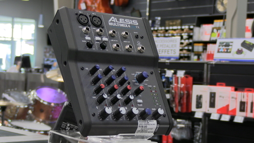 Alesis MultiMix 4 USB FX Four-channel Mixer With Effects And USB Audio ...