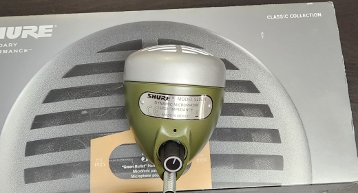 Gear Hunter | Shure -"THE GREEN BULLET" MIC FOR HARMONICA