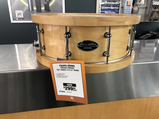 Gear Hunter | PACIFIC 5.5X14 SNARE DRUM MAPLE WOOD HOOPS