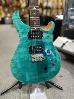 PRS Guitars SE Custom 24 Electric Guitar With Gigbag - Turquoise | Long ...