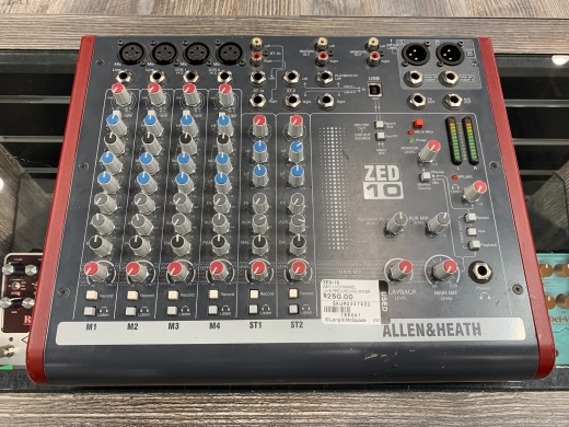 Gear Hunter | Allen & Heath - ZED-10 - 10 Channel Live/Recording Mixer ...