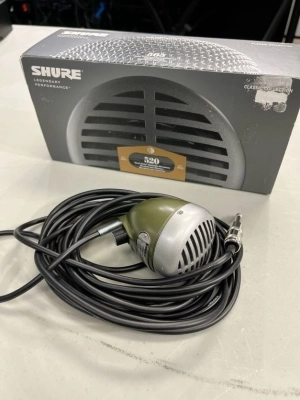 Gear Hunter | Shure - 520DX Green Bullet Harmonica Mic