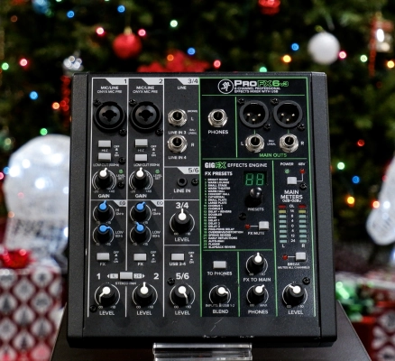 Mackie ProFX6v3 6-Channel Professional Effects Mixer With USB | Long ...