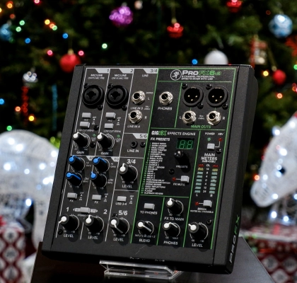 Mackie ProFX6v3 6-Channel Professional Effects Mixer With USB | Long ...